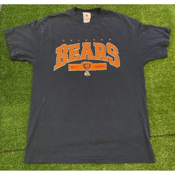 NFL | Shirts | Vintage Chicago Bears Shirt Large Y2k Mens Blue Retro ...